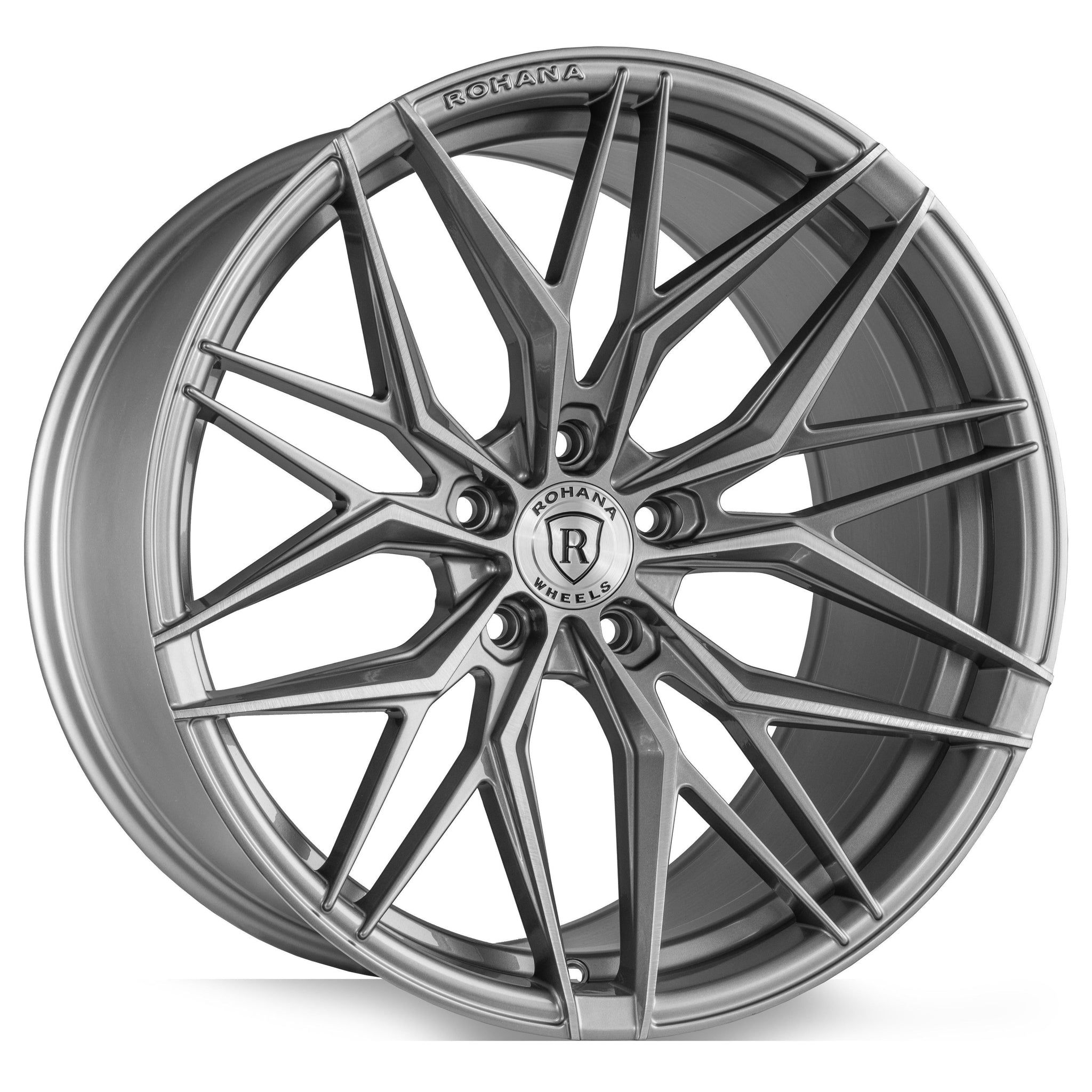 Rohana RFX17 Brushed Titanium Wheels – Lightweight Precision, Superior ...